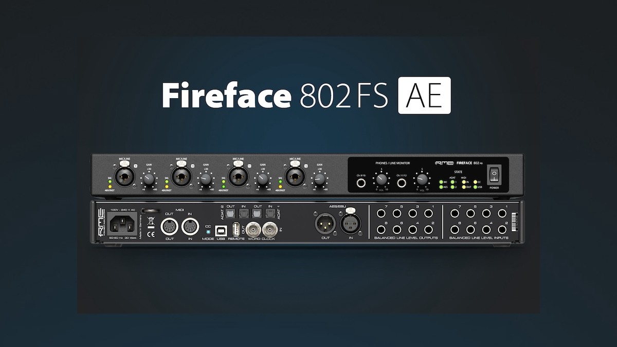 Fireface 802 FS AE - Interfaz de audio USB de gama alta de 60 canales y ...